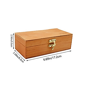 Wooden Lockable Currency Tray, Single Row Currency Tray, Cash Organizer Money Storage Box, Money Organizer for Cash (Bronze)