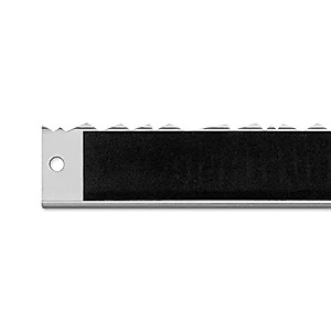 Alumicolor AlumiCrafter Straight Edge Metal Ruler with Unique Deckle Edge, Blue, 12 Inch