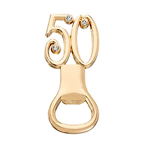 Ubrand 24PCS 50th Birthday Bottle Opener for 50th Birthday Party Favors 50th Wedding Anniversaries Souvenirs Favors Gifts Decorations (24,50)