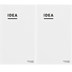 Pk/2 Kokuyo Idea Grid Notebooks, B6 Slim 7.17" x 4.25", Tomoe River Paper