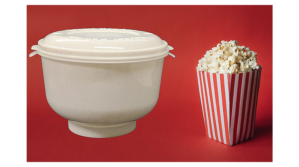 Kernel Katcher Popcorn Bowl: Sift Kernels & Enjoy Popcorn