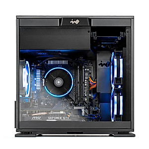 Skytech Legacy Mini Gaming PC Desktop – AMD Ryzen 5 3600 3.6 GHz, GTX 1660 Super, 500GB SSD, 16G DDR4 3200, 600W Gold PSU, AC Wi-Fi, Windows 10 Home 64-bit