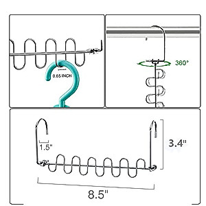 Ismeally Metal Clothes Magic Hangers Closet Wardrobe Space Saving Hangers Organizer Cascading Hangers (5Pcs)