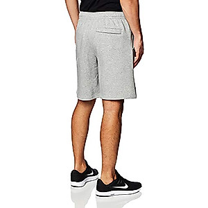 Nike Men's Sportswear Club Short Basketball Graphic, Dark Grey Heather/White/White, Large