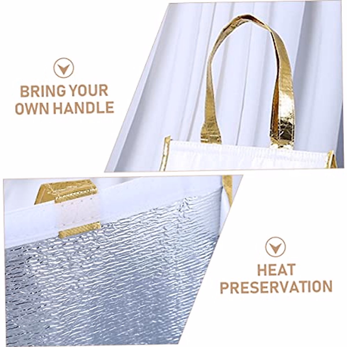 Baluue Packing Cold Insulation Portable Canvas Tote Catering Cake Bag Grocery Bags Reusable Shopping Bags Plastic Cooler Plastic Lunch Box Plastic Bag Delivery Bag Heat Insulated Bag