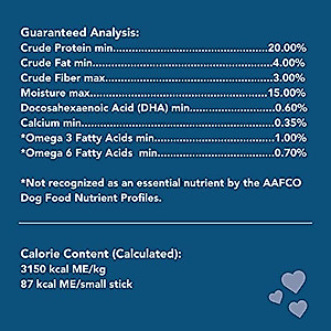 Get Naked Grain Free 1 Pouch 6.6 Oz Skin & Coat Dental Chew Sticks, Large