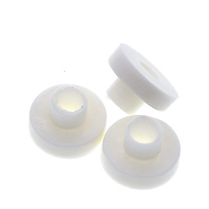 XIAOMINDIAN 100pcs Insulating Tablets Insulation Bushing Transistor Pads Circle TO-220 Insulated Cap Insulation Particle Ring for M3 Screws Screw Parts