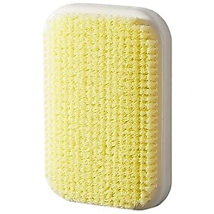 Wall Mounted Back Scrubber for Shower - Large Exfoliating Brush for Shower - Bathing Scrub Brush - Hands-Free Back Brush & Body Scrubber - Shower Accessories - 7.9x11.9in in-Shower Scrubber for Body