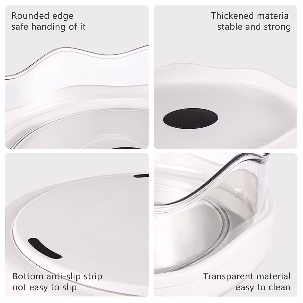 Lazy Susan Turntable Spice Rack Spinning Cabinet Organizer Rotating Condiment Tray Spinner for Pantry Kitchen Vanity Bathroom Jewelry Container Makeup Holder Cosmetic Storage (9 Inch)