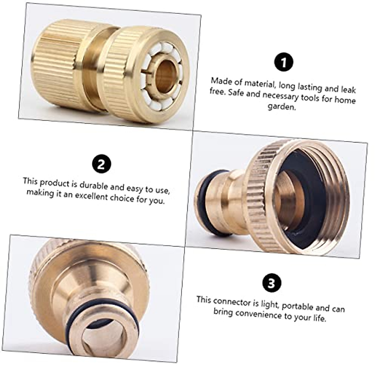 HANABASS 30 Pcs Pipe Connector Specialized Mesa Para Uñas Acrílicas Quick Connect Water Hose Fittings Quick Connect Hose Adapter High Pressure Washer Attachments Car Wash Hose