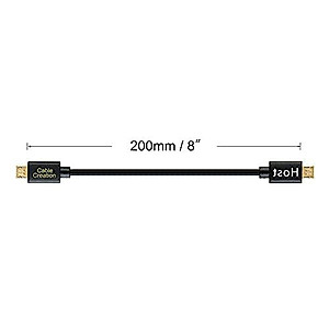 CableCreation Short Micro USB to Micro USB OTG Cable 8inch, Micro USB Male to Micro USB Male Cable Works for DJI Spark Mavic, PS4, Owlet, Android Phone Tablet, DAC and More,20CM