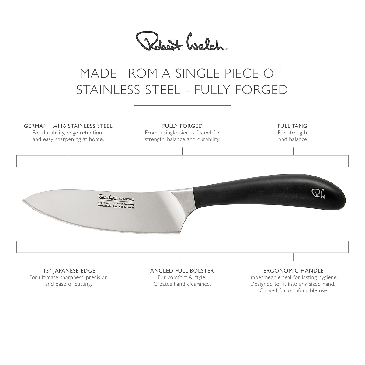 Robert Welch Signature Cook's Knife, 14 cm, one size, multi