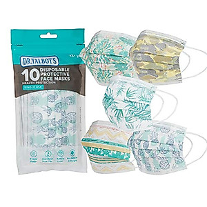 Dr. Talbot's Disposable Teen Face Mask for Personal Health, 13+ Years Old, Prints May Vary, 10 Count