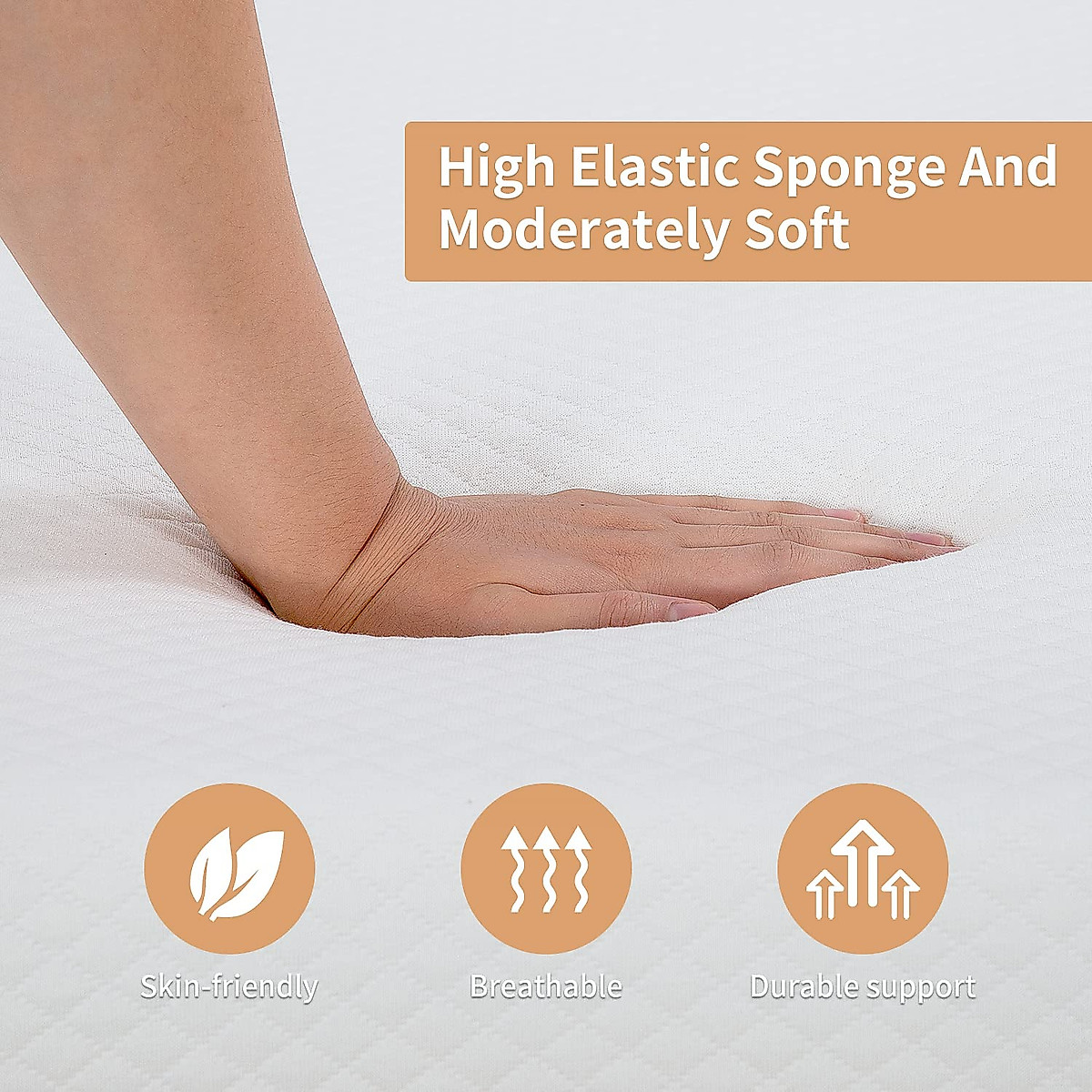 PayLessHere 8 Inch King Gel Memory Foam Mattress Fiberglass Free/CertiPUR-US Certified/Bed-in-a-Box/Cool Sleep & Comfy Support