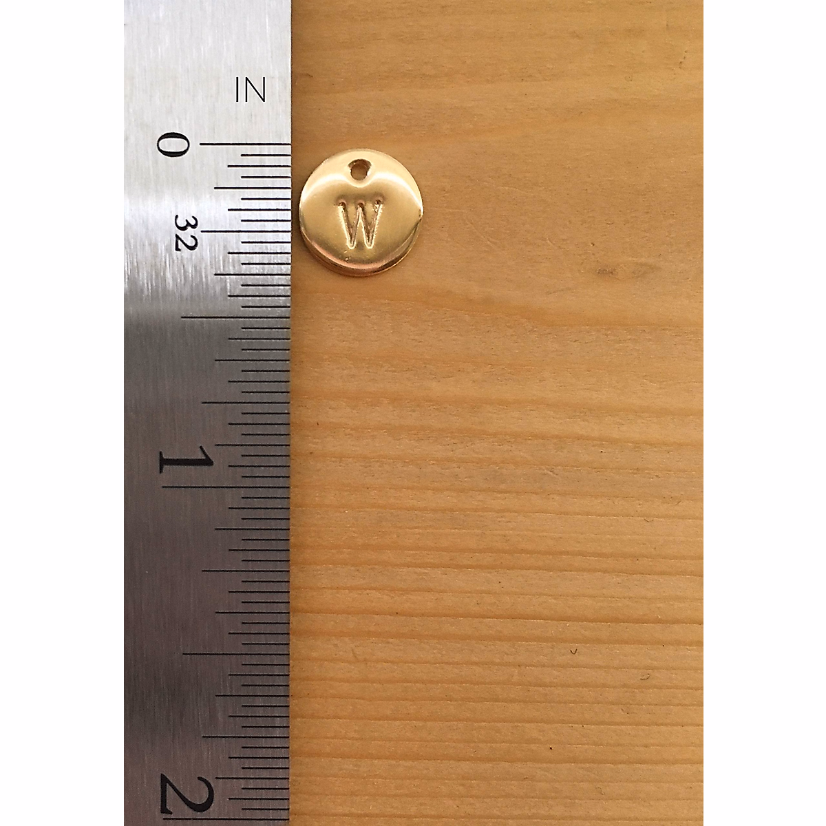 EFYTAL Extra Initial or Symbol, Small 10mm Sterling Silver or Gold Filled Charm, Add Custom Initial to Any Necklace, Tiny Add-On Charms, No Chain Included