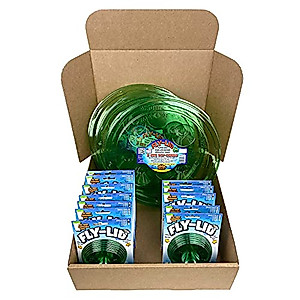 Billy-Bob Fly Lid - Indoor Outdoor Eco Friendly Fly Control Pack - Includes 24 Fly-Lids for Disposable Cups and 3 Fly-Lids for 5 Gallon Buckets