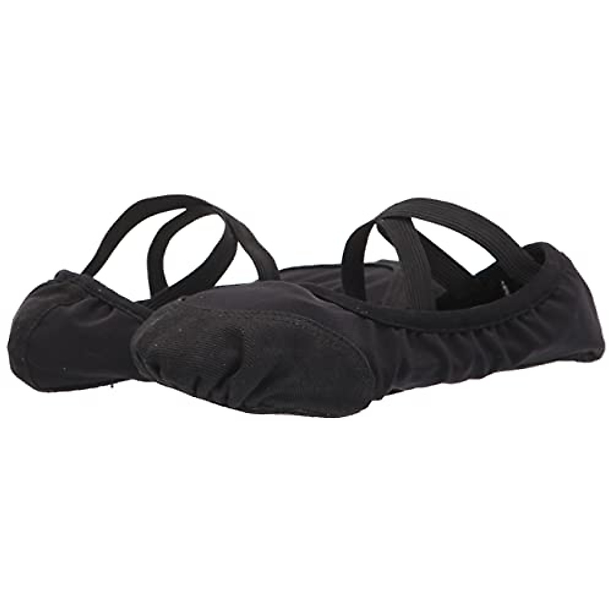 Sansha Women's Split Leather Sole Soft Ballet Shoes 83X PRO-FIT Flat, Black, 5.5