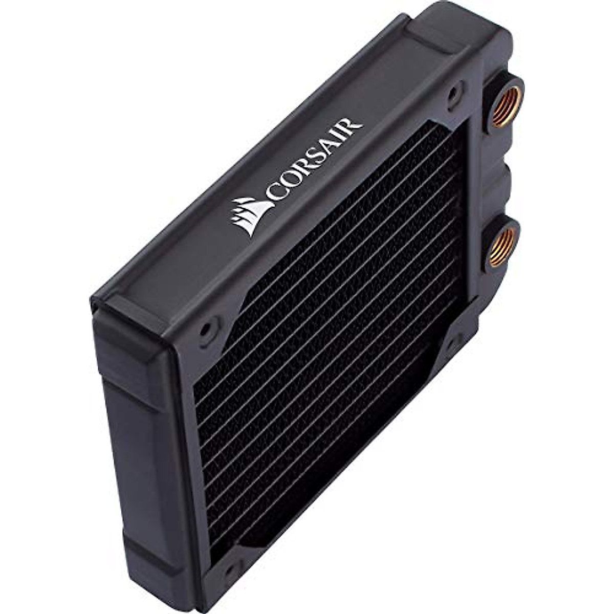 Corsair Hydro X Series, XR5 120mm Water Cooling Radiator (Single 120mm Fan Mount, Easy Installation, Premium Copper Construction, Polyurethane Coating, Integrated Fan Screw Guides) Black
