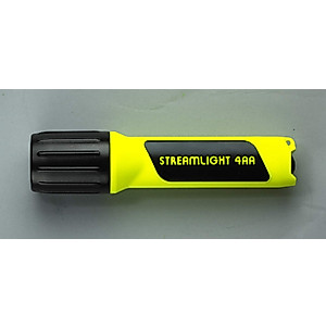 Streamlight 68602 4AA ProPolymer Lux Div 1 Flashlight with White LED, Yellow - 100 Lumens