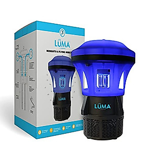 Catchmaster Luma Flying Insect & Mosquito Trap, XL 1 Acre Yard Protection, Silent UV Lamp Fly Traps Outdoor for Home, Indoor Mosquito Killer & Gnat Trap, Electric LED Light Bug Catcher & Fly Fan