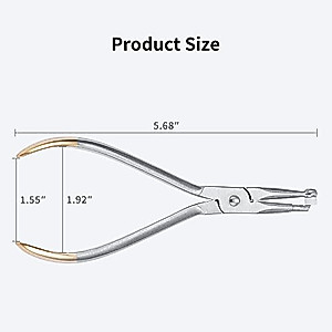 Dental Adhesive Removing Pliers, Orthodontic Bandage Remover Forceps Dental Surgical Instrument Tool Tooth Pulling Kit for Dentist - Easy to Use and Portable