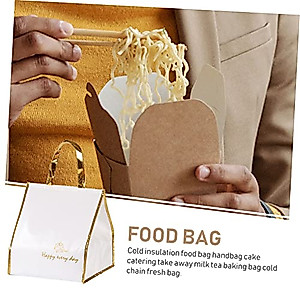 Baluue Packing Cold Insulation Portable Canvas Tote Catering Cake Bag Grocery Bags Reusable Shopping Bags Plastic Cooler Plastic Lunch Box Plastic Bag Delivery Bag Heat Insulated Bag