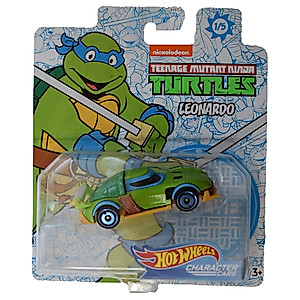 Hot Wheels Character Cars Teenage Mutant Ninja Turtles Leonardo #1 of 5 Cars