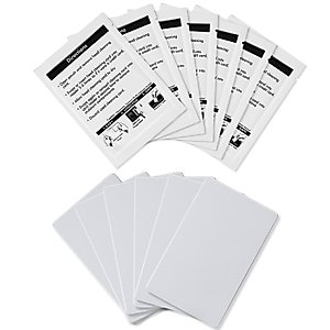 (100pcs) CR80 Cleaning Cards, Dual Side Card Reader Cleaner, POS Swipe Terminal Cleaning Cards CK-CR80 Card chip Cleaner