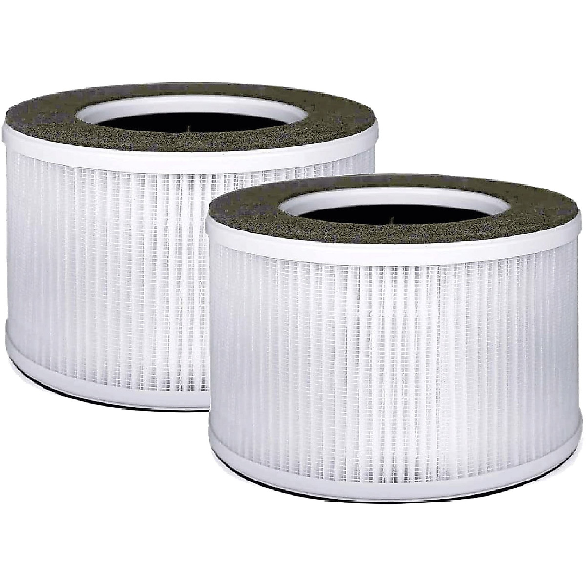 Nispira TD-1500 4-in-1 True HEPA Replacement Filters for Tredy Air Purifier TD-1500, 2 Pack