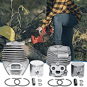 AUMEL 51mm Cylinder Piston Kit For K750 K760 Husqvarna Partner K750 K760 Cutoff Concrete Saw Replace 506 38 61-71.