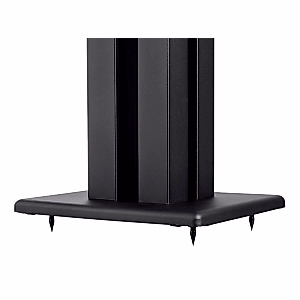 Monolith Speaker Stands - Sturdy Construction, Rectangular Columns, Rectangular Columns, 32 Inch, Black