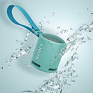 Sony SRS-XB13 EXTRA BASS Wireless Bluetooth Portable Lightweight Compact Travel Speaker, IP67 Waterproof & Durable for Outdoor, 16 Hr Battery, USB Type-C, Speakerphone, Powder Blue (Amazon Exclusive)