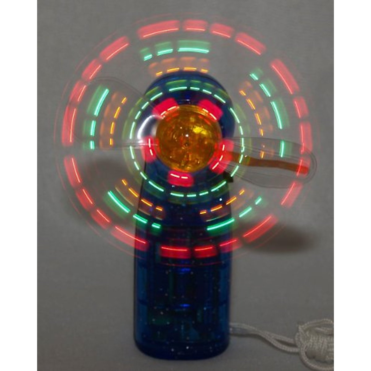 Flashing Panda LED Mini Light-Up Handheld Personal Fan w/Changing Patterns, Assorted Colors