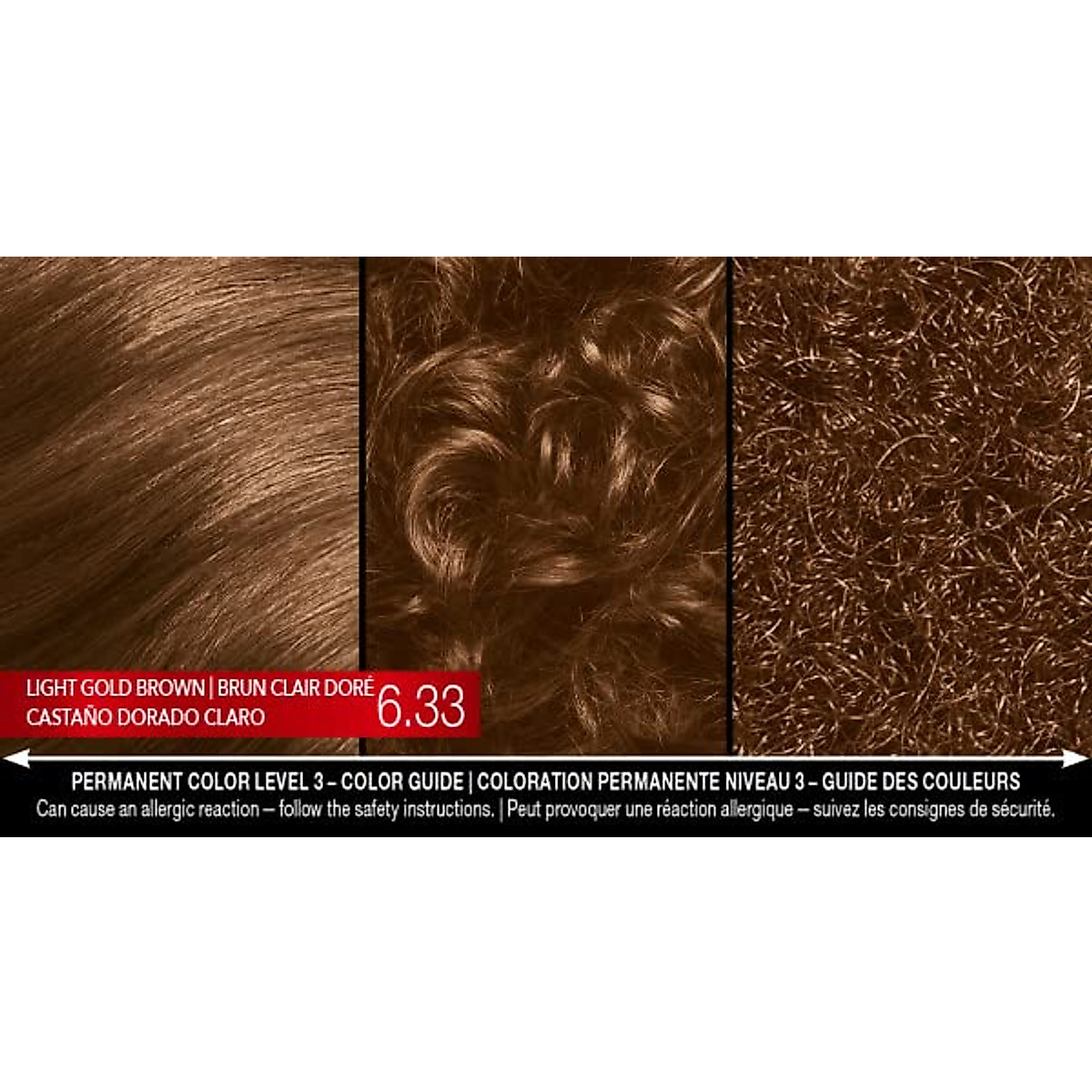 Schwarzkopf Keratin Color Permanent Hair Color Cream, 6.33 Light Golden Brown