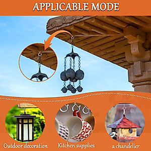 Fegdyi Christmas Lights Hooks Pack of 20 Q-Hanger Screw Hooks Wall Cabinet Ceiling Hooks with Safety Buckle Design for Outdoor String Lights Light House Garage New Year Party (Silver)