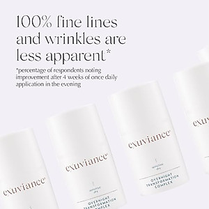 EXUVIANCE Overnight Transformation Complex Hydrating Night Cream with Hyaluronic Acid, Non-Comedogenic 50 g.