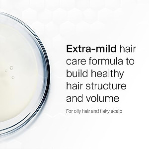 SEBAMED Scalp Balancing Shampoo - Gentle Anti Dandruff Shampoo Formula for Oily Hair and Flaky Scalp 33.8 Fluid Ounces (1 Liter with Pump) Pack of 2