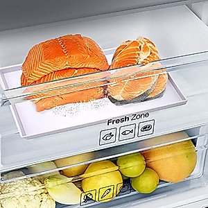 Black and White Plastic Tray Set 14 x 9.6 in, Large Vanity Organizer Bathroom Counter Tray, Kitchen Tray for Counter, Multi-Purpose Utility Trays (Pack of 2)