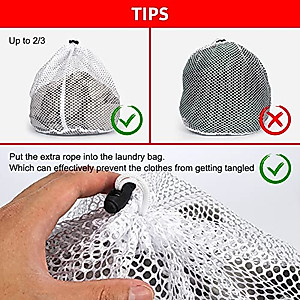 Classycoo Mesh Laundry Bags, 4pcs Wash Bag for Underwear and Lingerie, net laundry bag,laundry bags mesh wash bags, lingerie bags for washing delicates, delicates bag for washing machine（4 sizes）