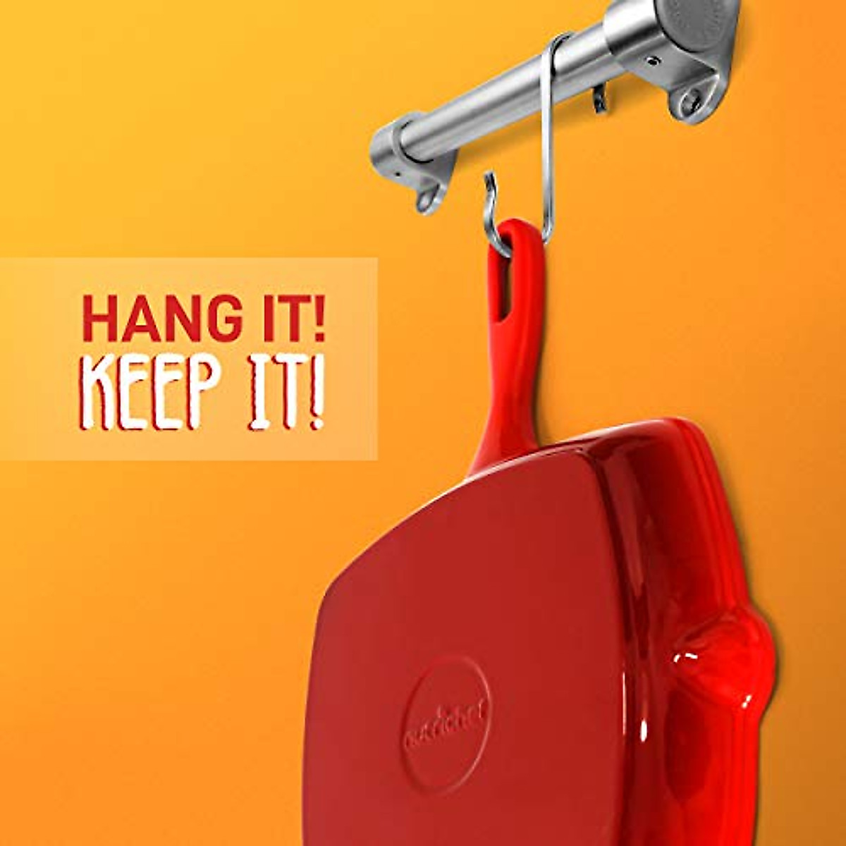 NutriChef Nonstick Cast Iron Grill Pan - 11-Inch Kitchen Square Cast Iron Skillet Grilling Pan, Enameled Cast Iron Skillet Steak Pan w/ Side Drip Spout For Electric Stovetop, Induction, Gas -