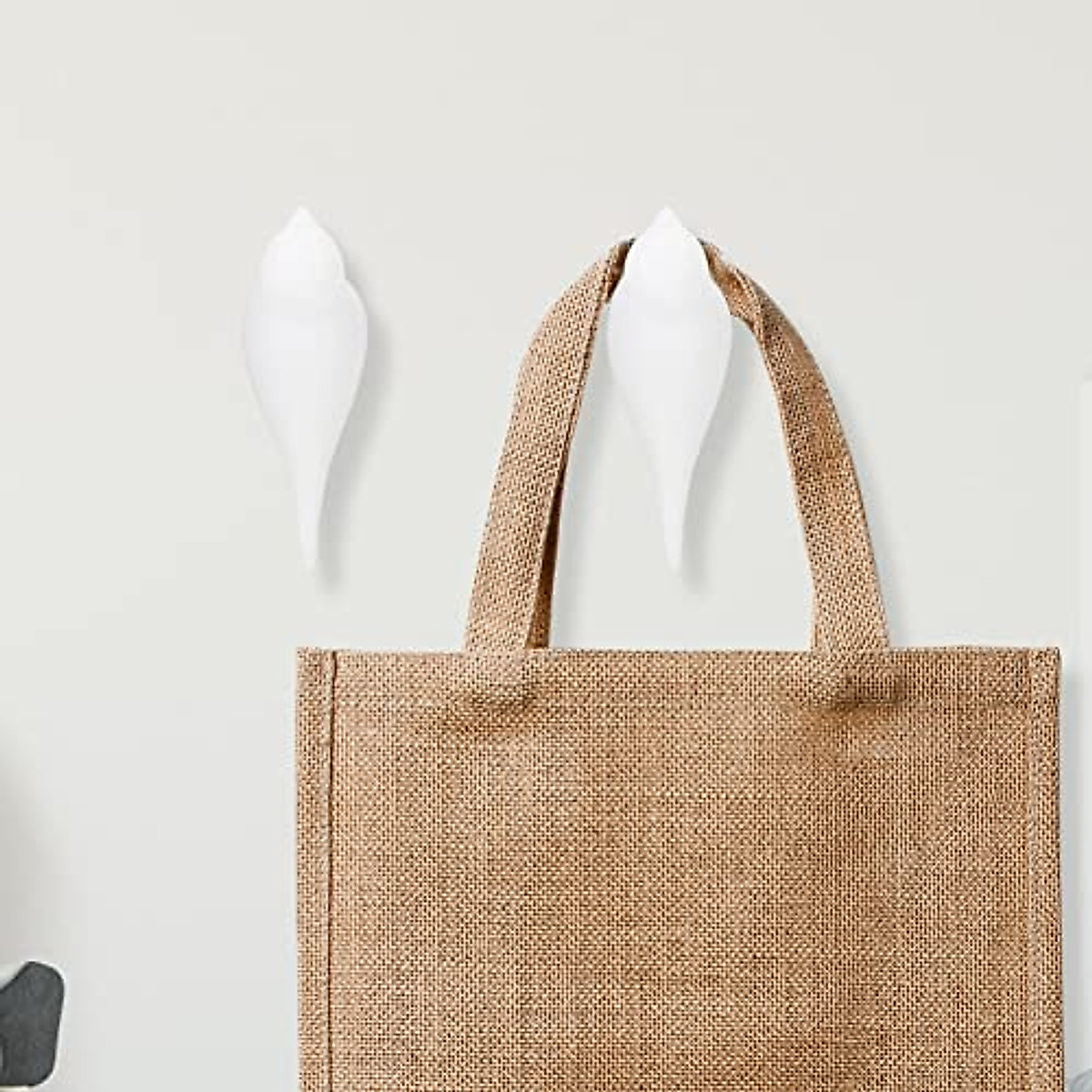 Jerliflyer Wall Bird Hook, Resin Bird Coat Hook Advanced Creative Wall Hanging Bird Decorative Art Hat Towel Bag Coat Hanger Family, Living Room, Bedroom, Shop Gift(White)