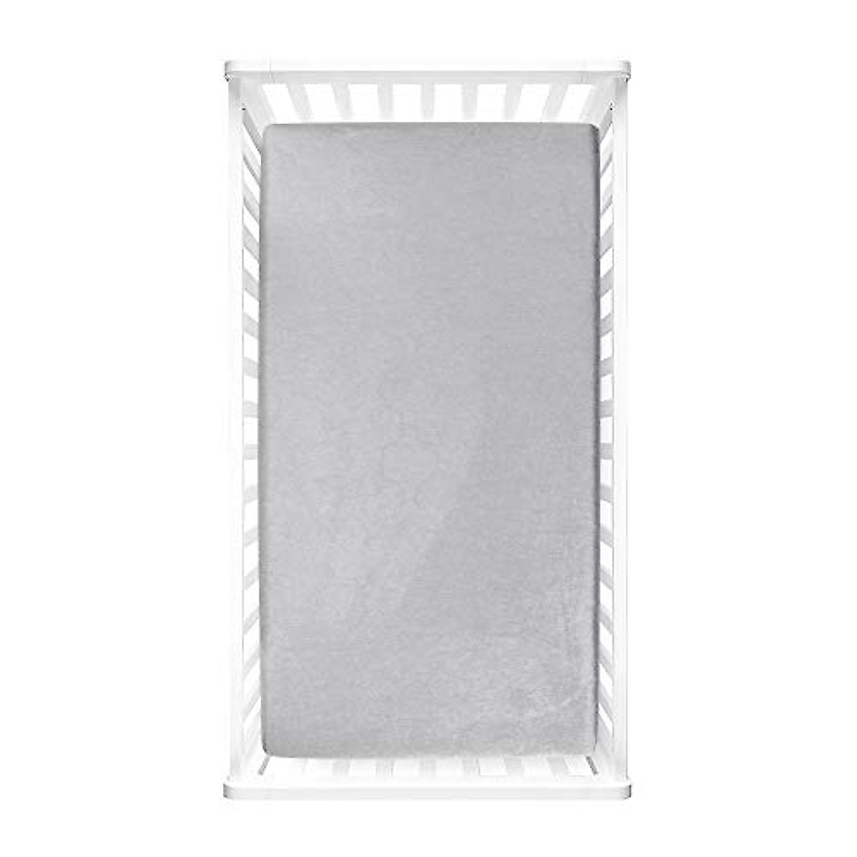 Lush Decor Baby Seaside Micro Mink 2 Pack Fitted Crib Sheet, Blue