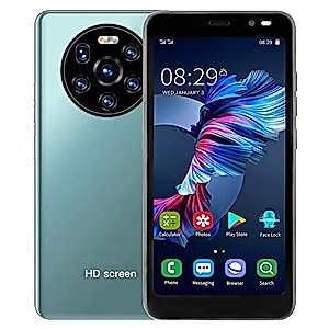Mate40 Pro Unlocked Cell Phone Factory Unlocked Android Smartphone, 5.45in HD Full Screen 512MB ROM 4GB RAM 3G Dual SIM Unlocked Smartphones for Android 4.4.2 Face Unlock Ultra Slim Lightweight