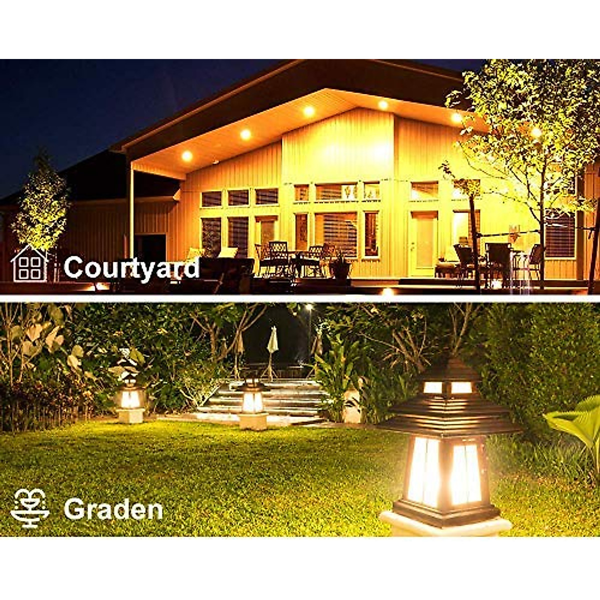 BAYSHE 3W 12V BA15S S8 SC Bayonet Single Contact Base 1156 1141 LED Light Bulb 2700K Warm White,Low voltage AC/DC 12volt Landscape Path Deck RV Camper Marine Boat Trailer Lighting-Pack of 5