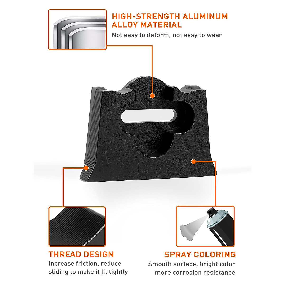 Savadicar TL01 Tailgate Limiter, Aluminum Alloy Rear Trunk Door Latch, Tail Gate Stopper for 2007-2018 Jeep Wrangler JK JKU 2-Door & 4 Door, Tailgate Replacement Accessories, Black, 1 PCs