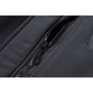 MOERDENG Men's Waterproof Ski Jacket Warm Winter Snow Coat Mountain Windbreaker Hooded Raincoat