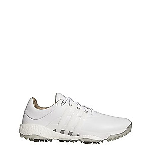 adidas Men's Tour360 22 Golf Shoes, Footwear White/Footwear White/Silver Metallic, 10.5