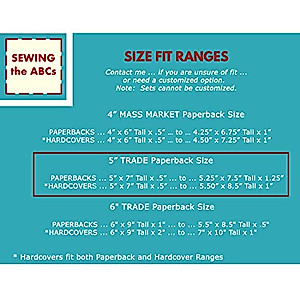 5 Inch Trade Paperback Book Cover Small Size for Adults, 5x7, DARK GREY HEATHER Stretch Fabric Book Cover for Paperback or Hardcover Book Sleeve Small Book Covers