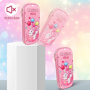 Denylo pro 2 Pieces Pencil Case for Girl Large Cute Storage Box with Compartment School Supplies for Student School Supplies Gifts