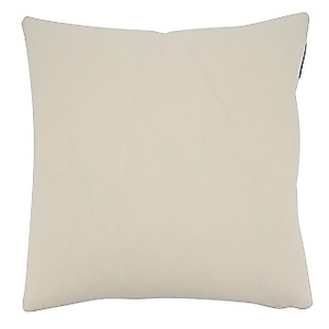 SARO LIFESTYLE Naviguer Collection Coral Design Throw Pillow Cover, 18", Ivory